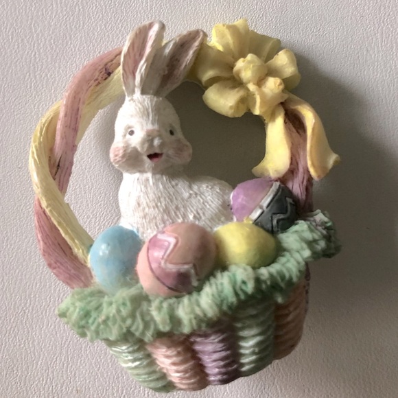 Jewelry | Bunny Rabbit Easter Basket Pin | Poshmark